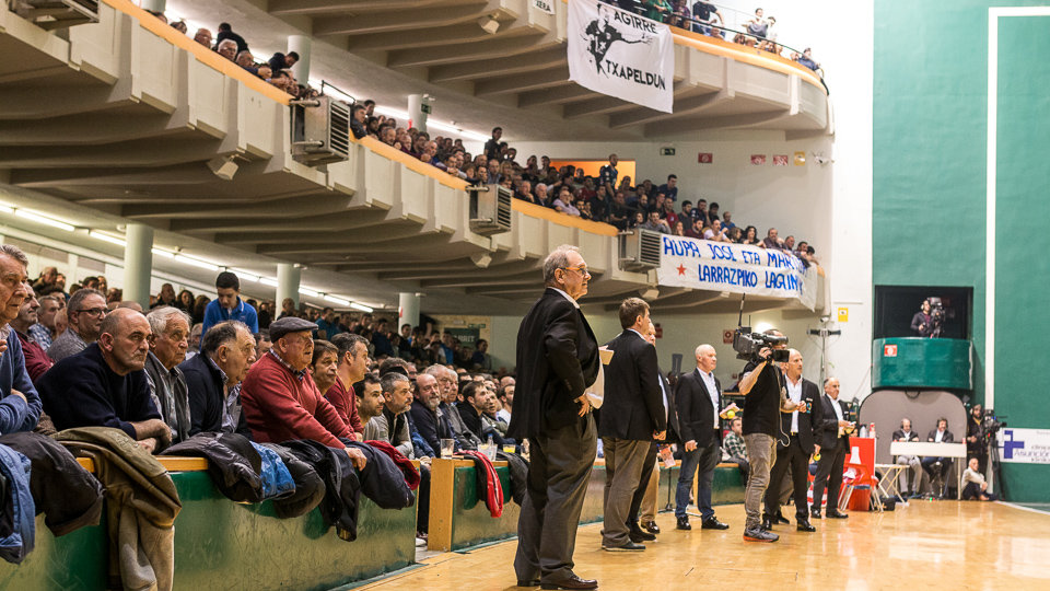 El gran espectáculo de la pelota vasca en el frontón Labrit