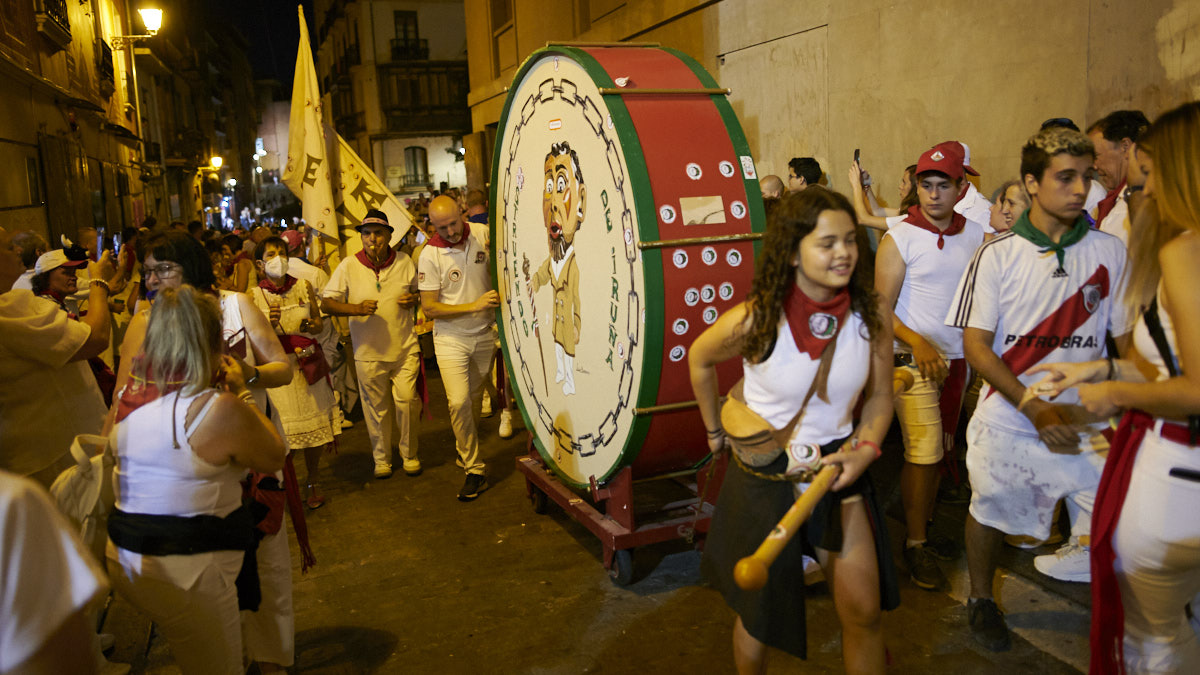San Fermín | La fuerza del "Struendo" vuelve a resonar en la noche de ...