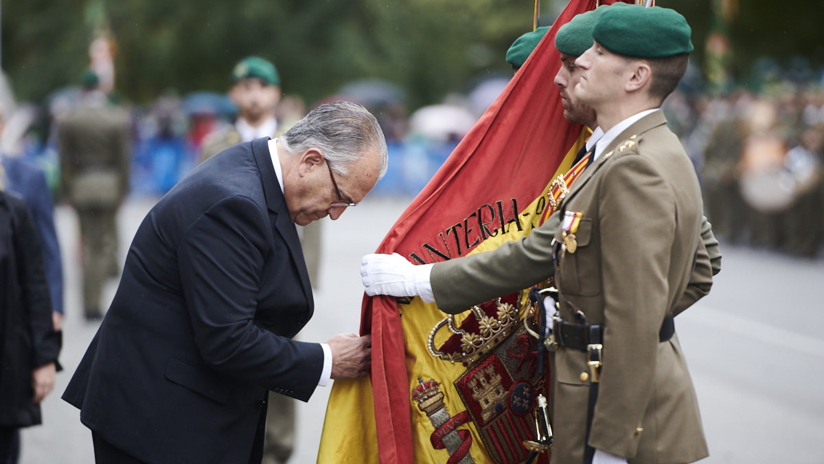La espectacular jura de bandera en Pamplona, con Maya incluido: las ...