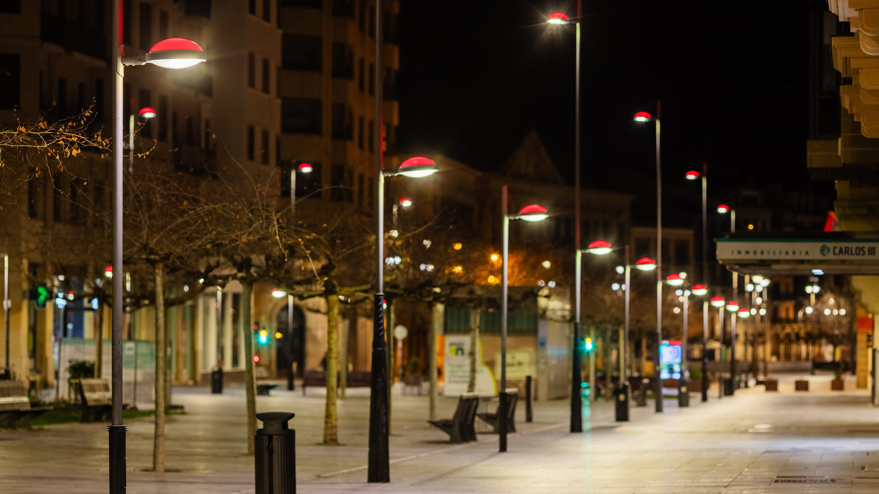 ATP Iluminación transforma la iluminación en la avenida Carlos III de ...